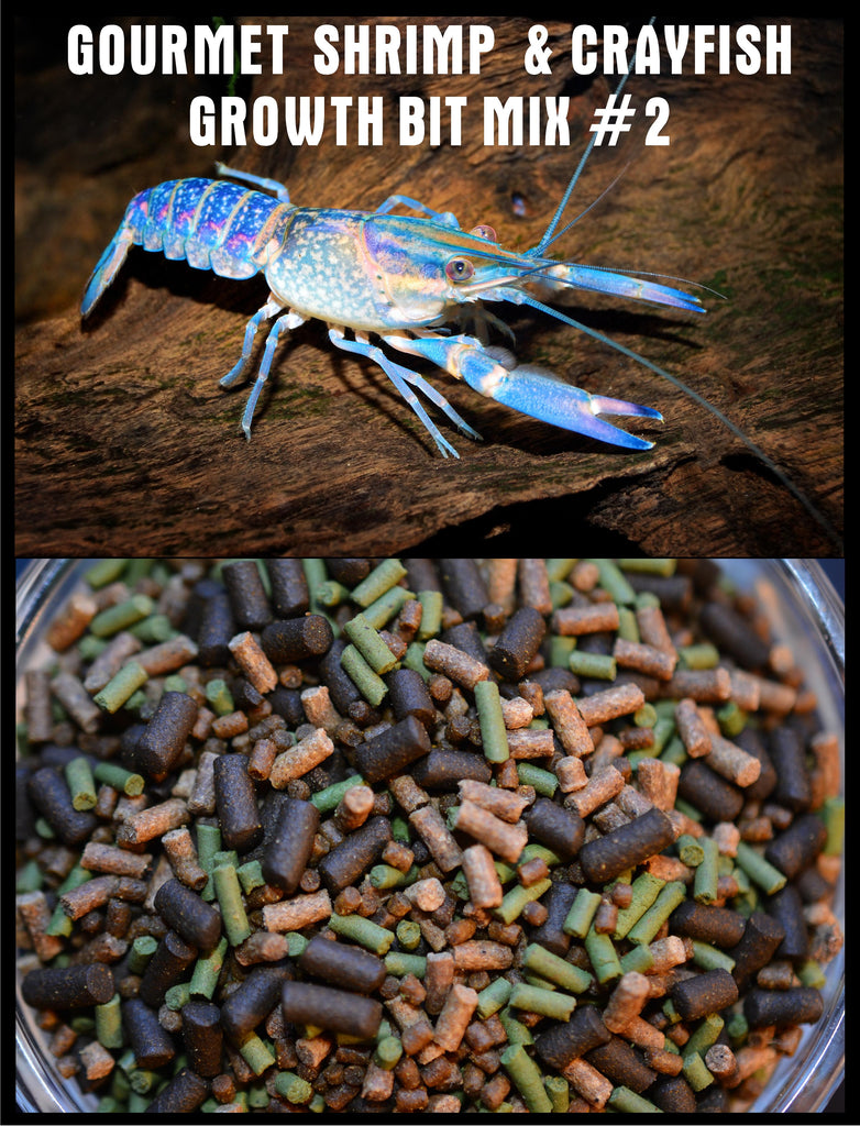 GOURMET CRAYFISH & SHRIMP GROWTH BIT MIX #2 ABF163 – AQUATICBLENDEDFOODS